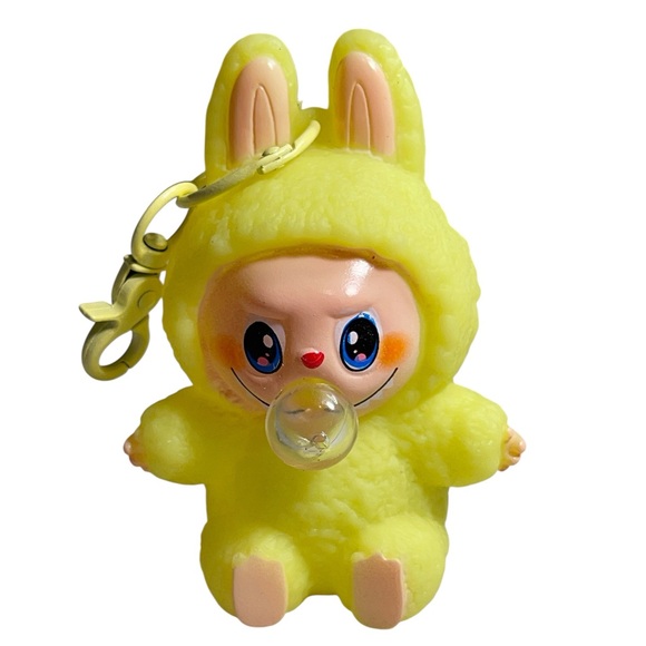 Accessories | Labubu Yellow Bubble Keychain | Poshmark